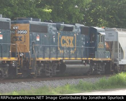 CSX 2050, engineer's side view